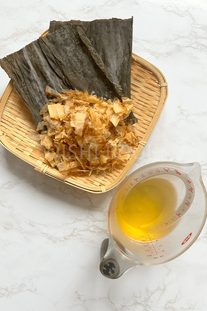 How to make Awase Dashi（Japanese soup stock）だしの作り方