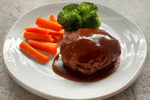 Hambagu ( 和風ハンバーグ – Japanese Hamburger Steak )