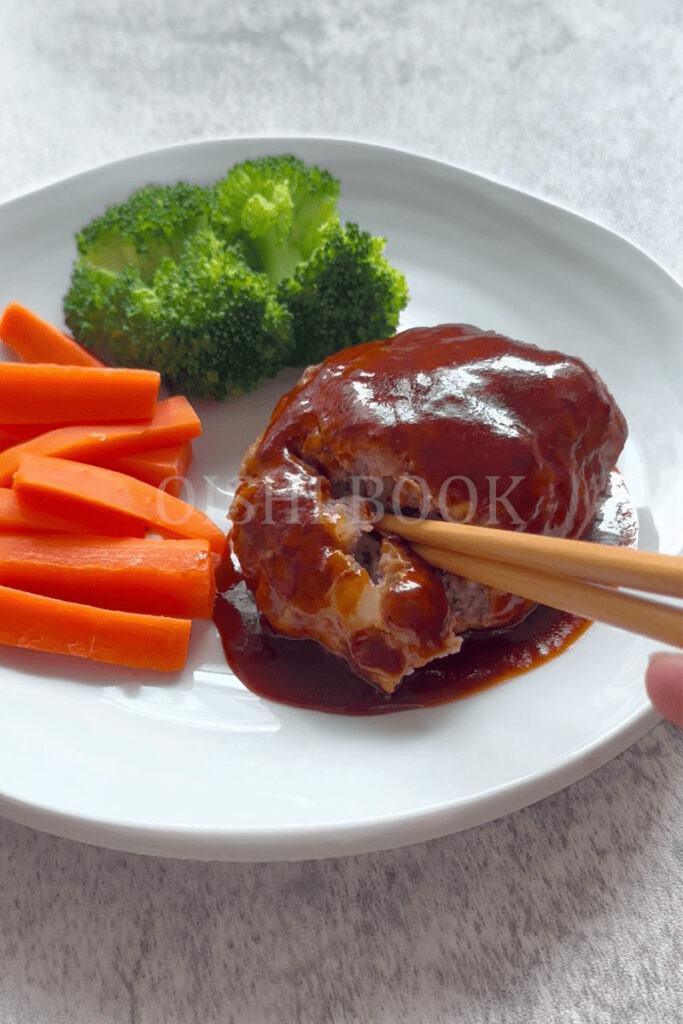 Hambagu ( 和風ハンバーグ – Japanese Hamburger Steak )