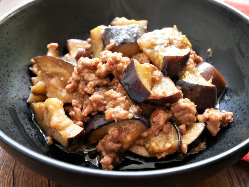 Mabo Nasu ( 麻婆茄子 – Japanese Mapo Eggplant )