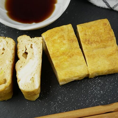 Japanese Sweet Rolled Omelet (Atsuyaki Tamago – 厚焼き玉子)