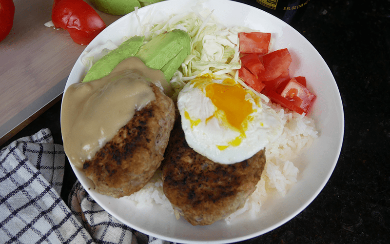 Loco Moco (ロコモコ : A Hawaiian Style Bowl)