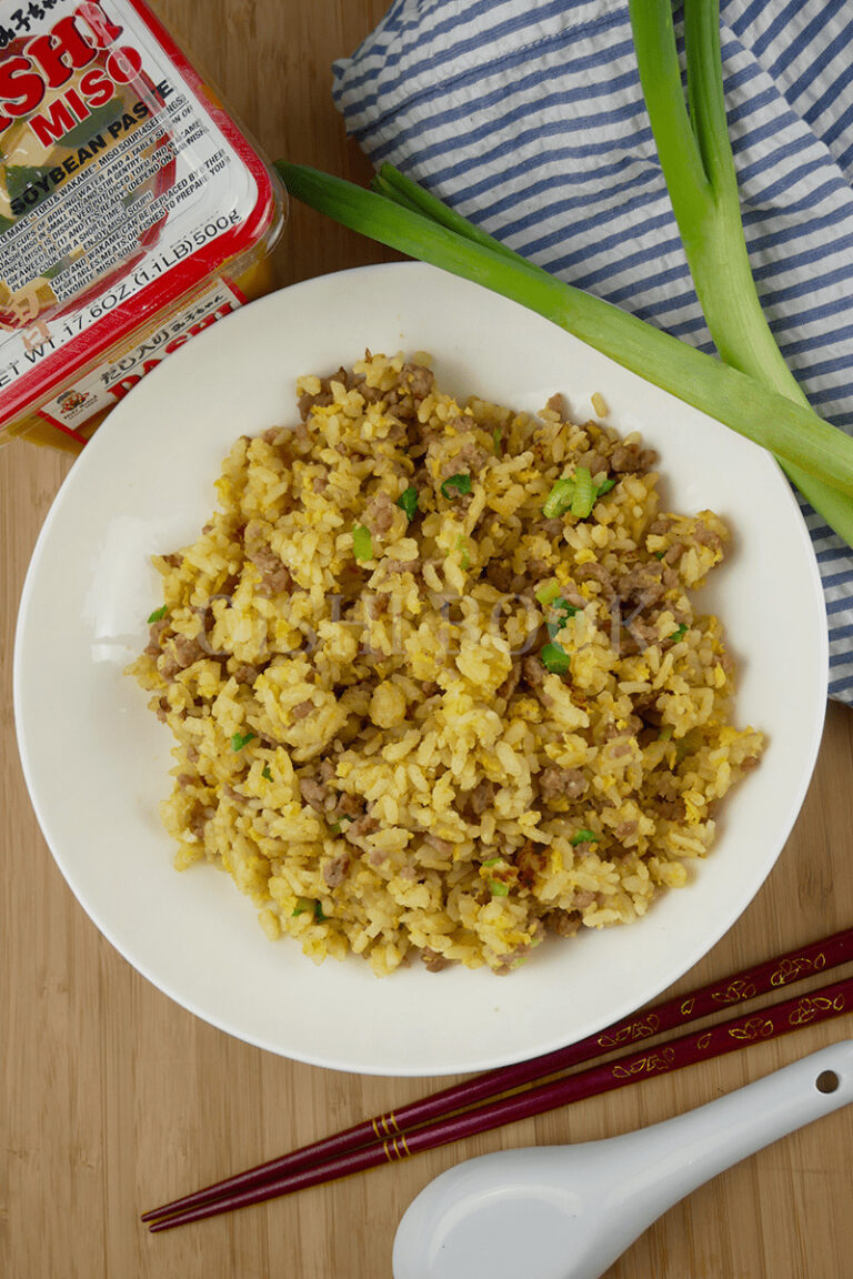Best Homemade Fried Rice using Miso (味噌味チャーハン)