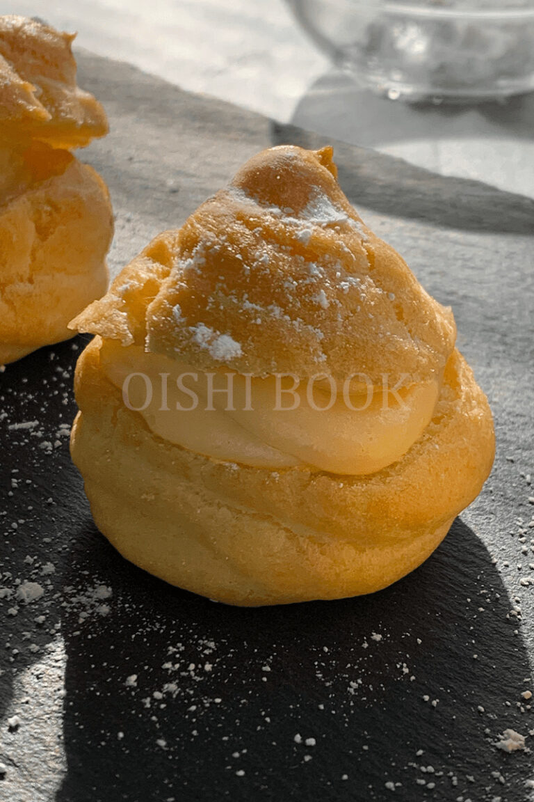 Shu Cream（シュークリーム – Japanese Cream Puff）